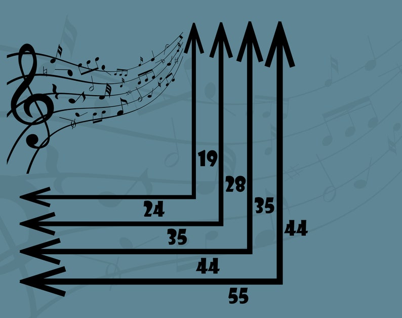 Music Wall Decal Music Notes Wall Sticker Musician Wall Decor - Etsy