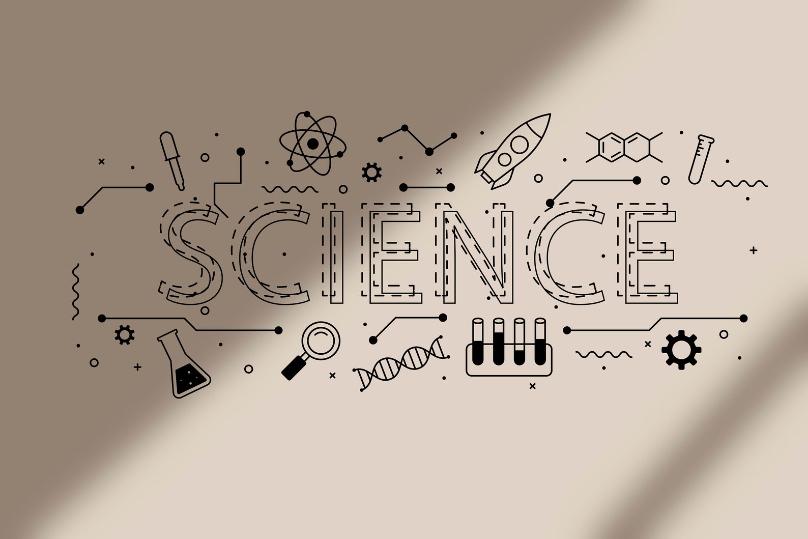 Science Wall Decal, School Wall Decalscience Lettering Wall ...