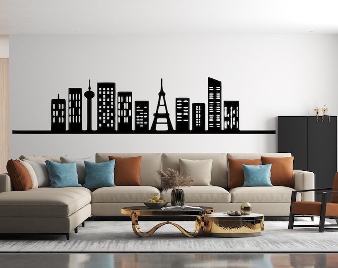 Rotterdam Netherlands Skyline Vinyl Wall Decal or Car Sticker SS119ET ...