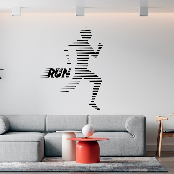 Running Decal - Etsy