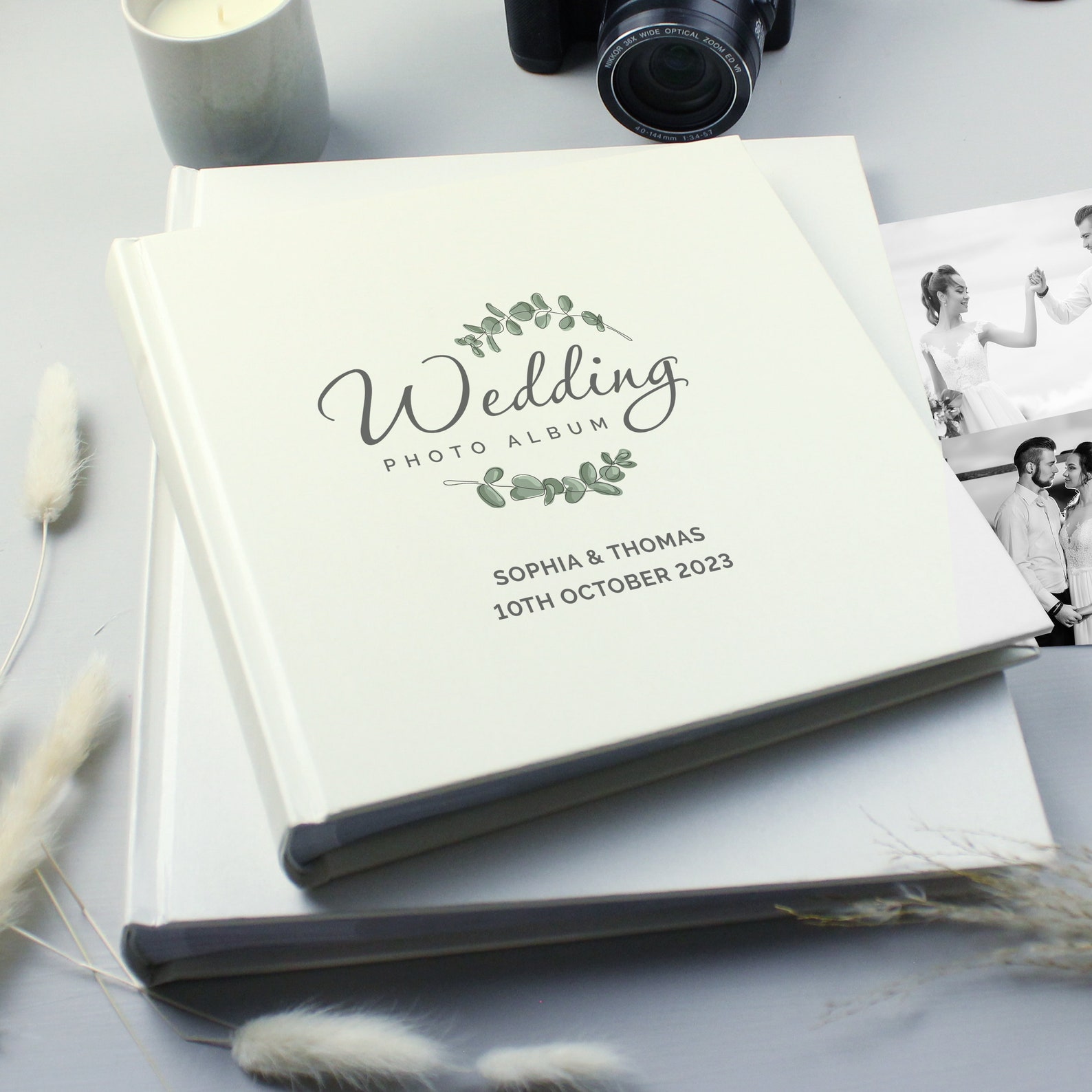 Personalised Wedding Square Floral Photo Album - Etsy