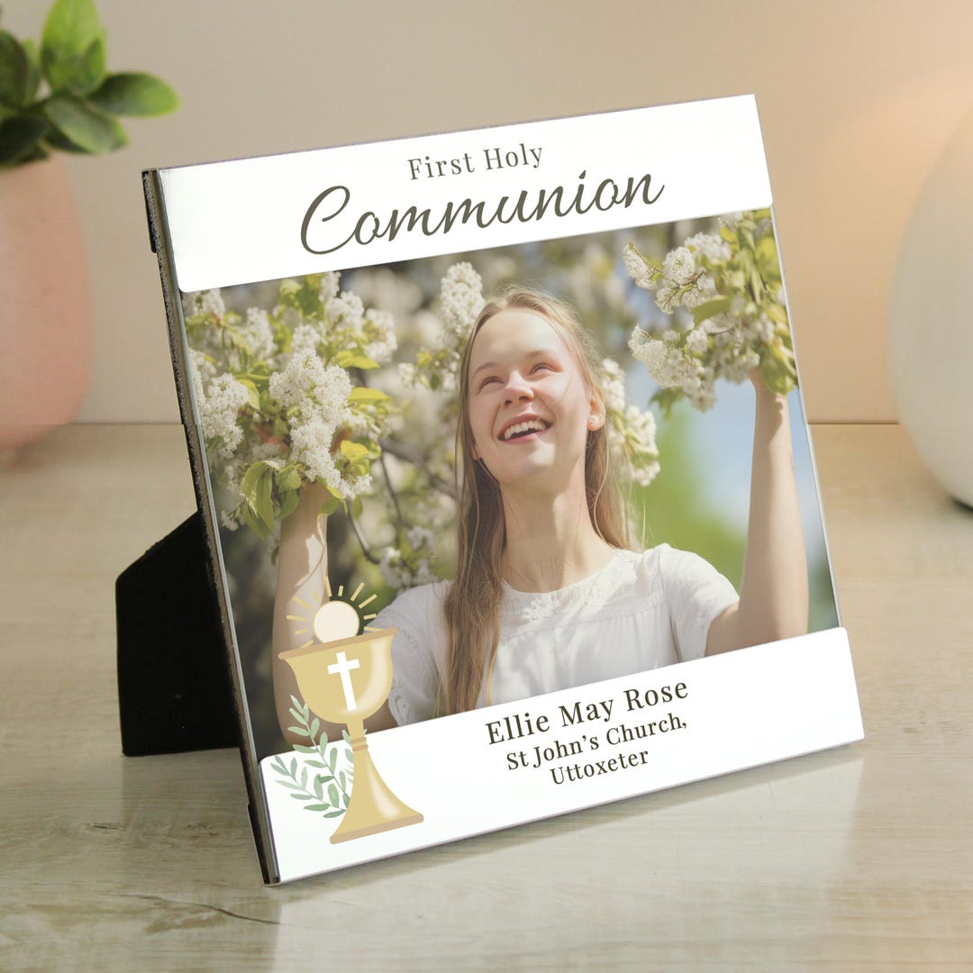 Personalised First Holy Communion 6x4 Photo Frame - Perfect Holy ...