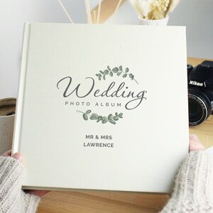 Personalised Wedding Square Floral Photo Album - Etsy