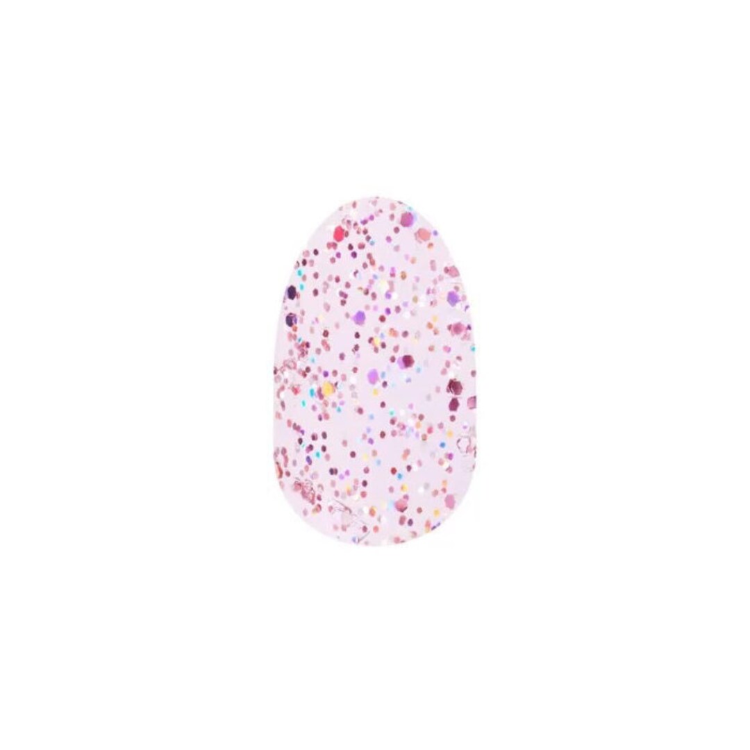 SHIMMER DOWN~ Color Street Nail Polish Strips -rosy Pink Glitter ...