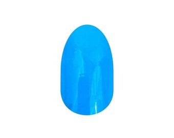 Blue-dapest bright Blue HTF Color Street Nail Strips - Etsy