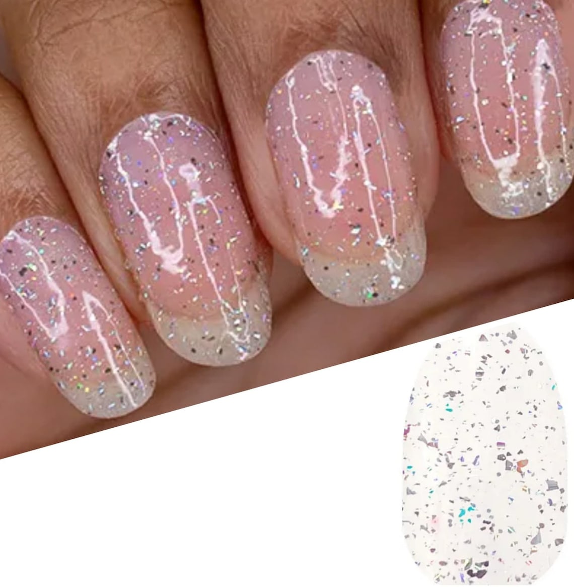 Glitter Sweet par Color STreet Nail Strips Over Lay | Etsy