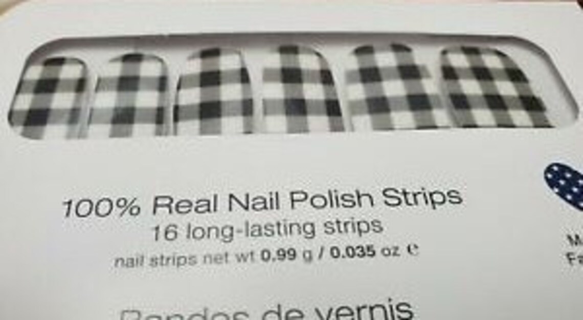 PLAID About You Color Street Nail Polish Strips OVerlay | Etsy