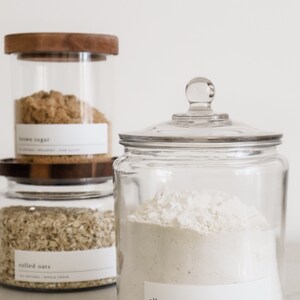 Modern Pantry Label Template Custom Sticker Labels Kitchen - Etsy Canada