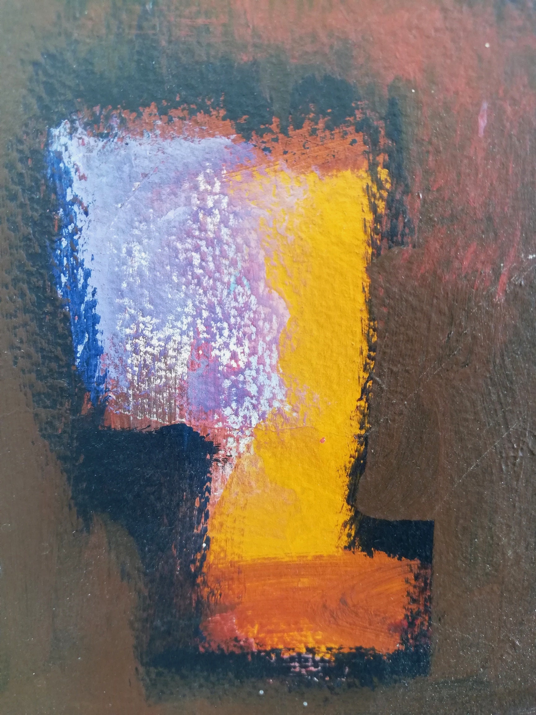 Hidden Gems Acrylic Painting Abstract Acrylic Painting - Etsy