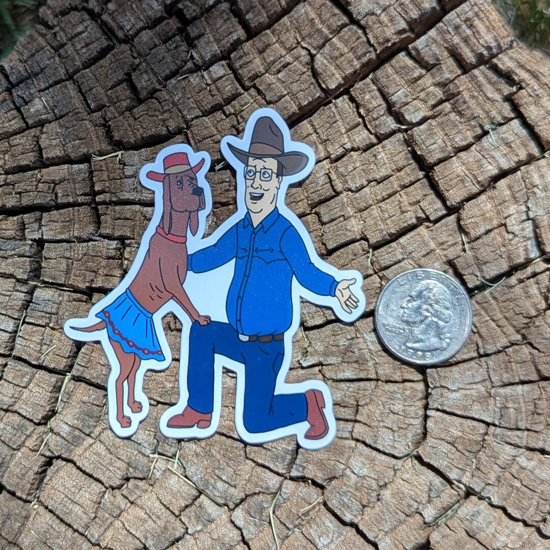 Hank Hill and Ladybird Dancing King of the Hill Waterproof Weatherproof ...