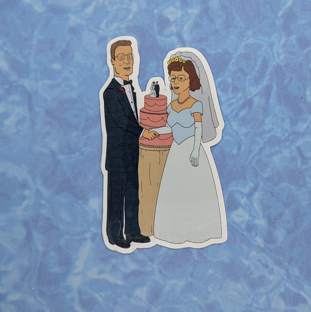 King of the Hill Hank and Peggy Hill Wedding Handshake 3-inch ...