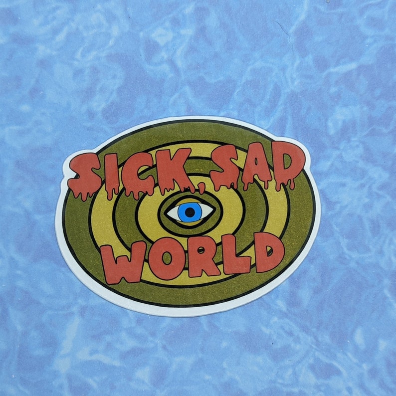 Daria Sick Sad World Logo 3-inch Waterproof Weatherproof Decal - Etsy