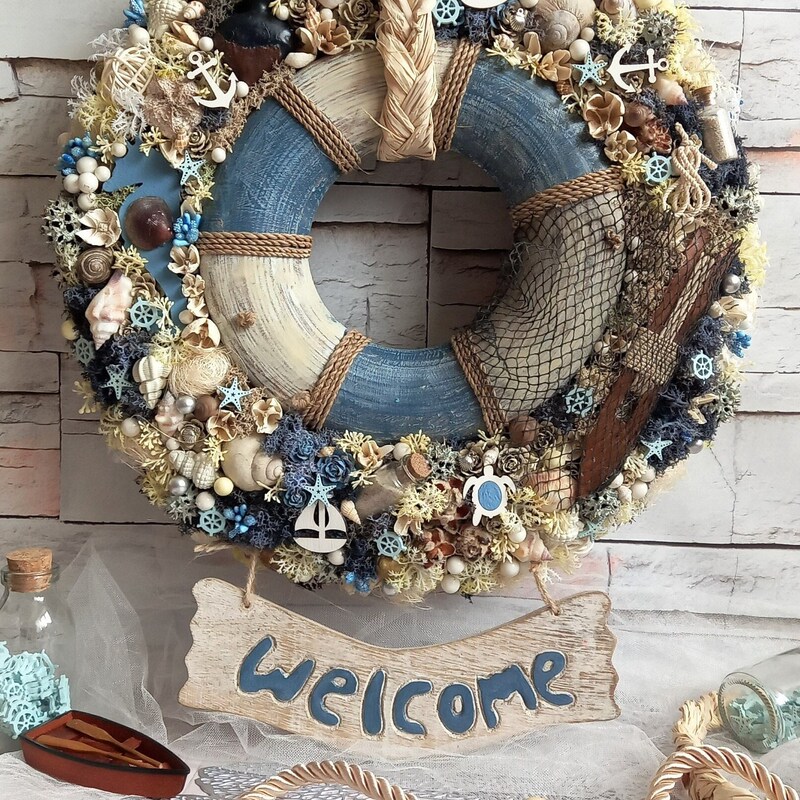 Wreath With Shells - Etsy