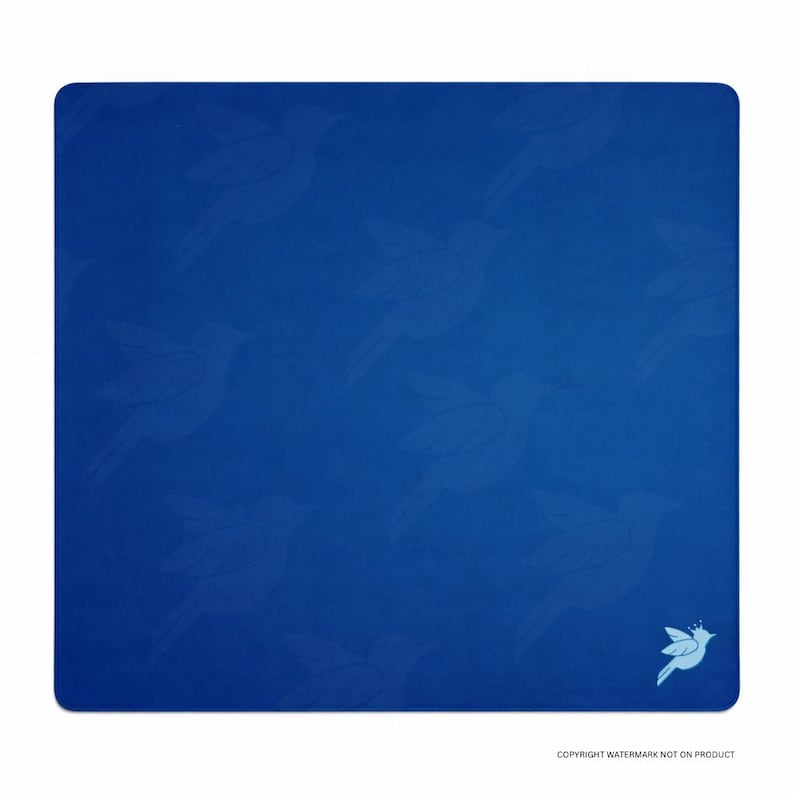 Simple Affordable Mahjong Playing Mat Navy Blue Mahjong Neoprene Mat ...