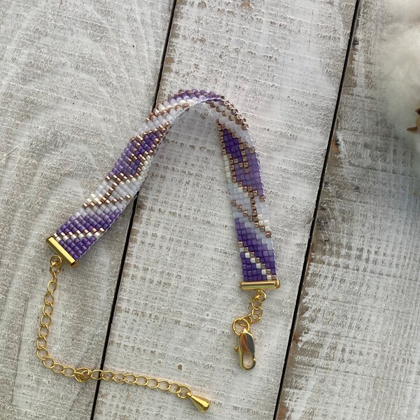 RALISSA Beaded Loom Bracelet With Adjustable Closure - Etsy