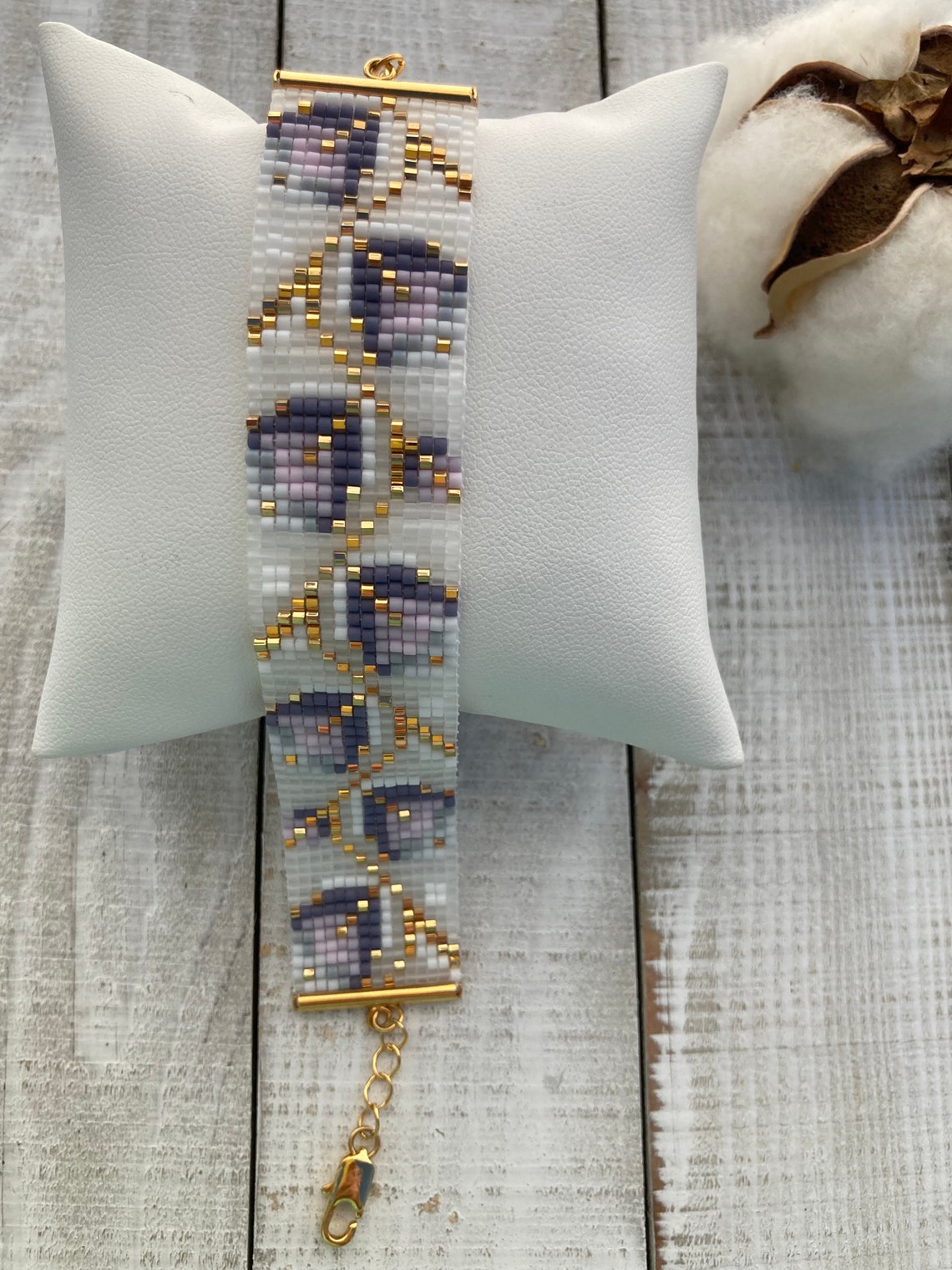 RALISSA Beaded Loom Bracelet With Adjustable Closure - Etsy