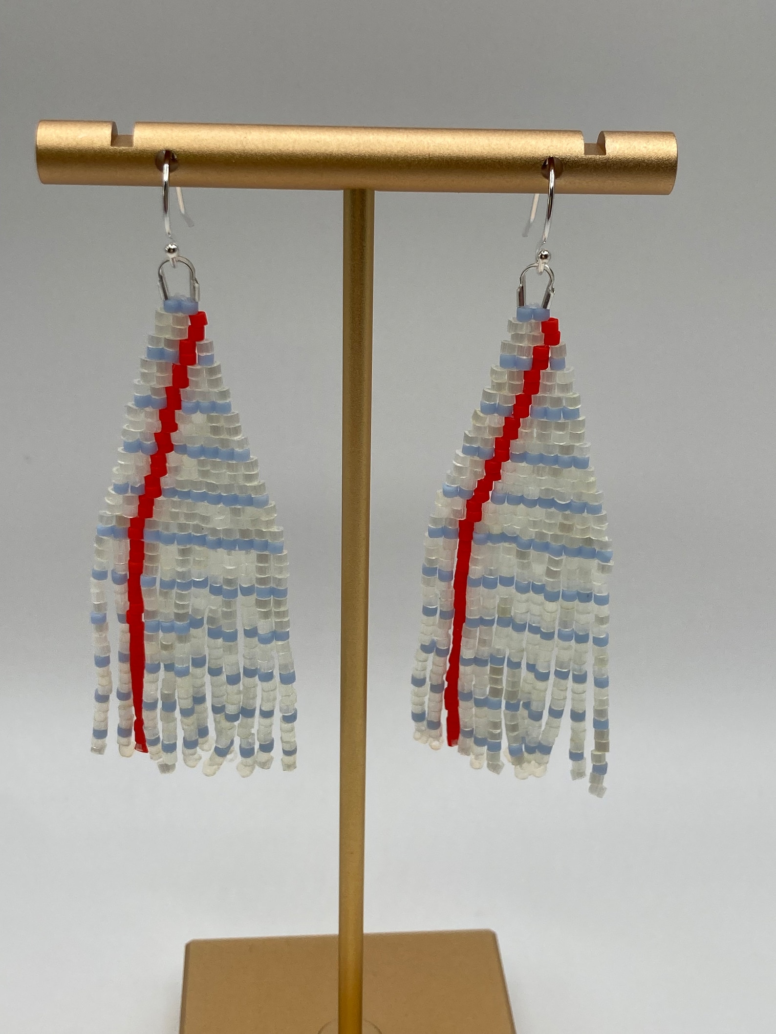 Notebook Paper Fringe Earrings in Rectangle or Triangle Base - Etsy
