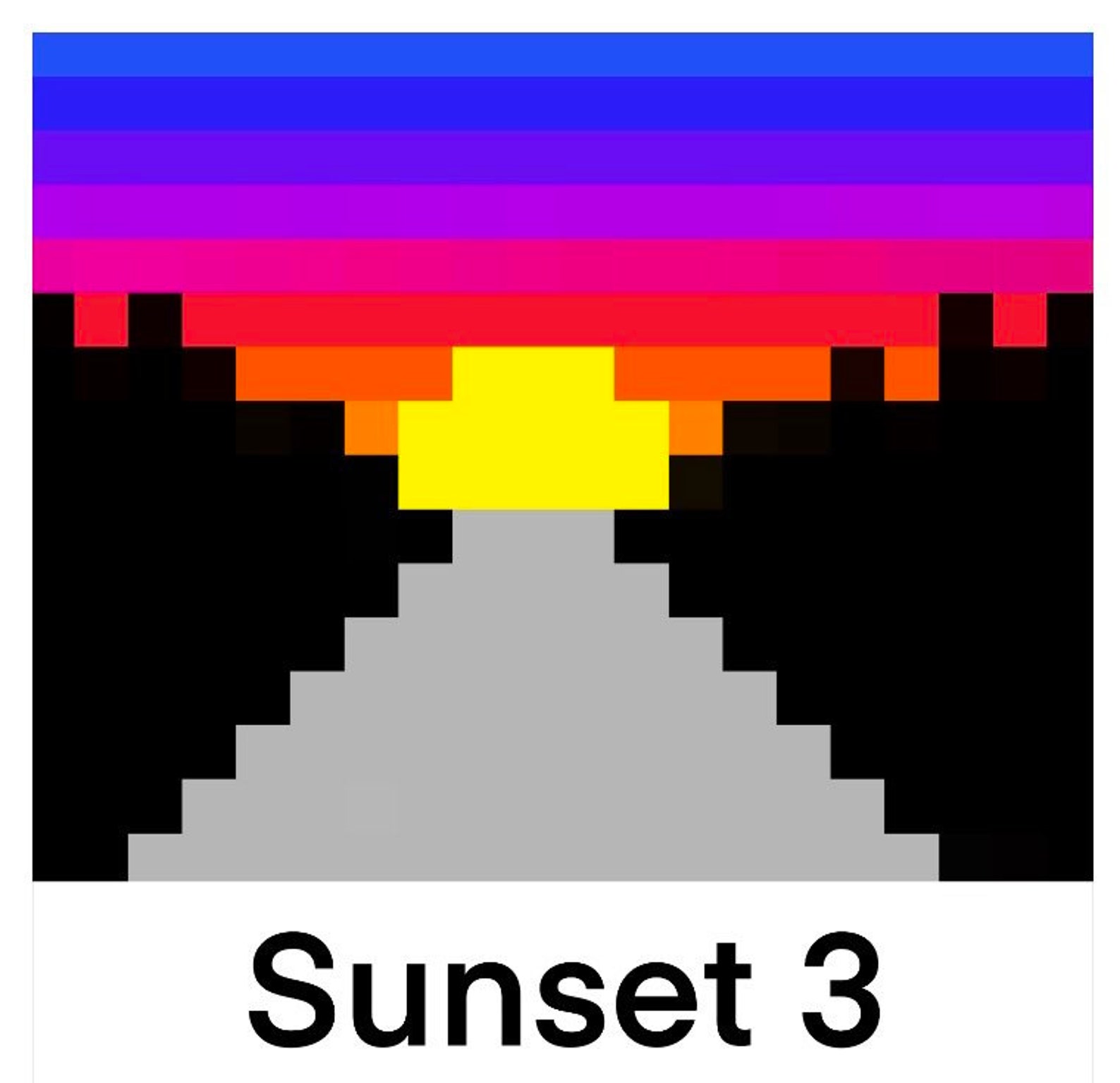 10x8 Inch Pixel Paintings - Etsy