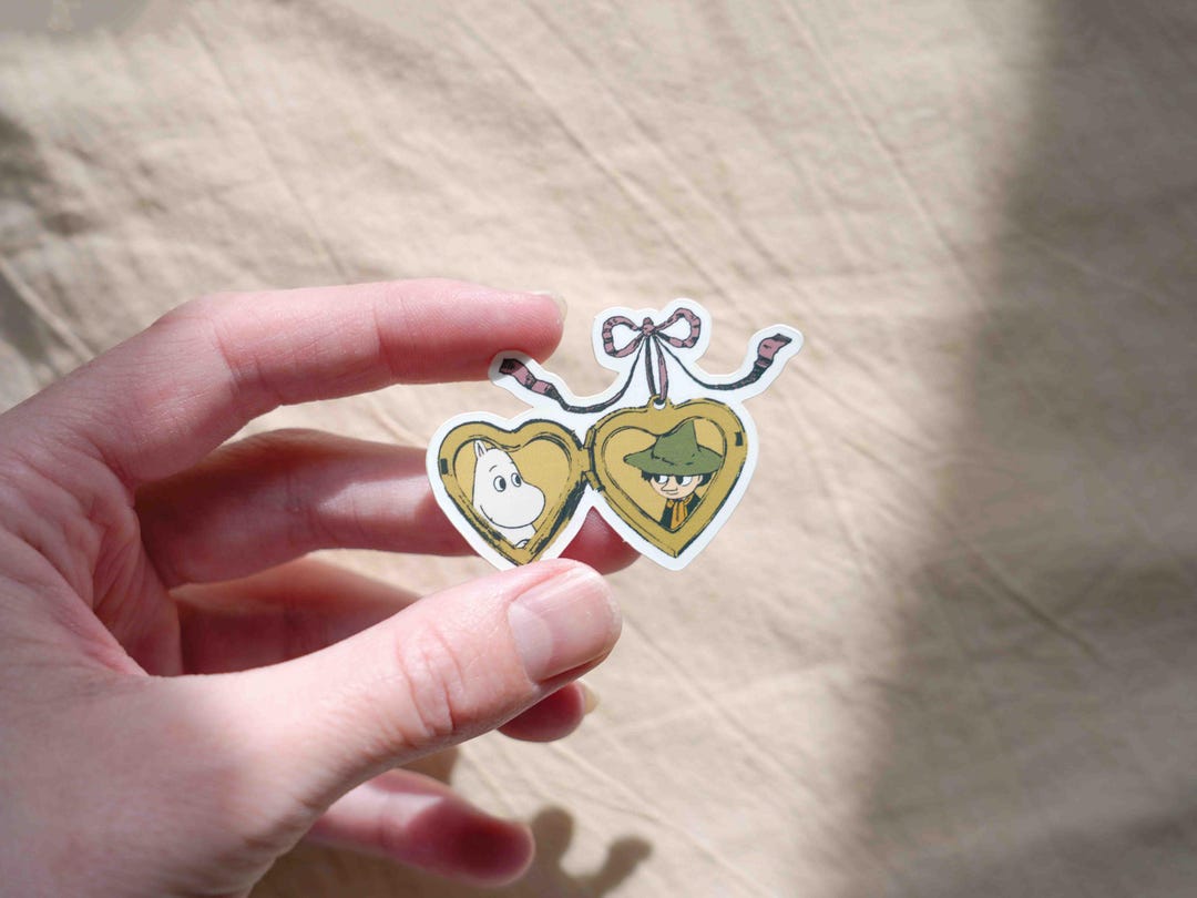 Locket Design Swedish Creature Cartoon Sticker - Etsy