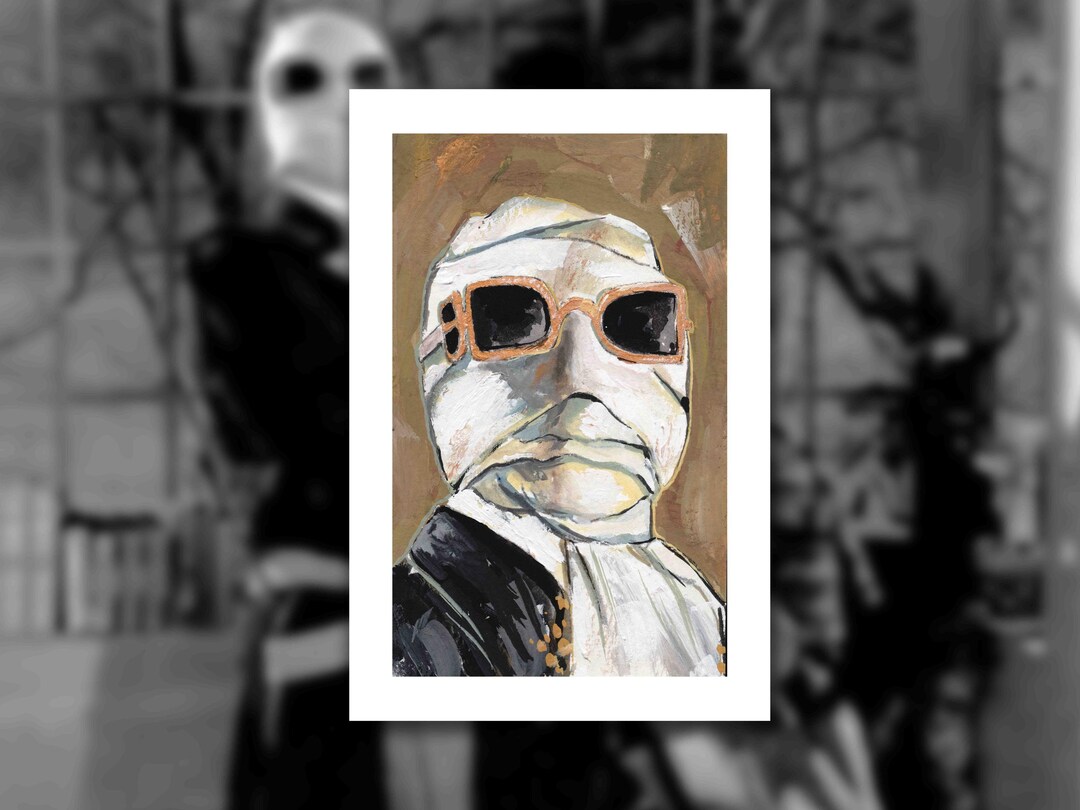 Invisible Man Horror Movie Print of Original Painting - Etsy