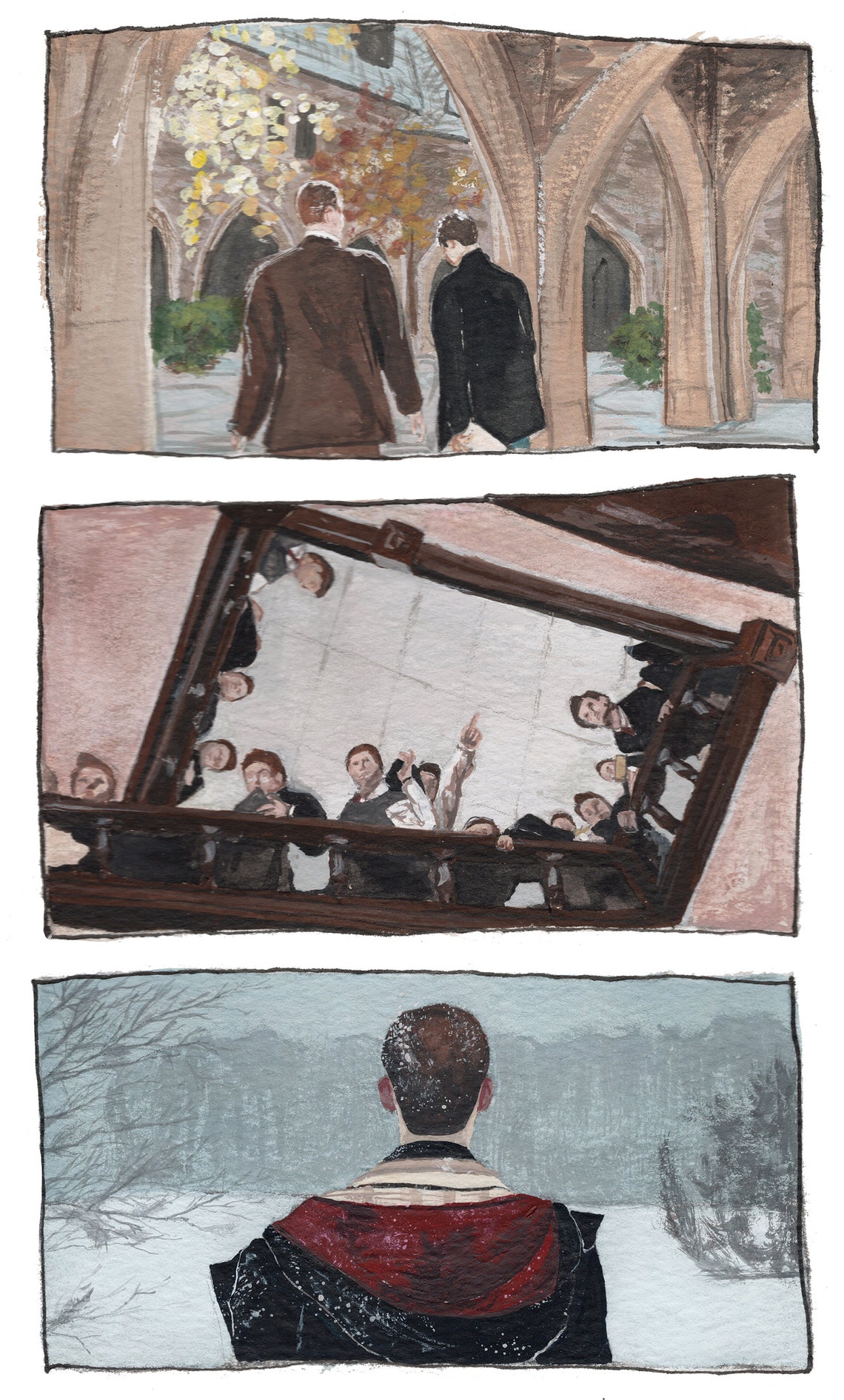 Dead Poets Society Scenes Print Original Painting | Etsy