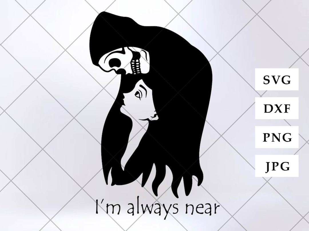 Woman and the Death Svg | Dead Hugging Svg - Grim Reaper Svg - Grim ...