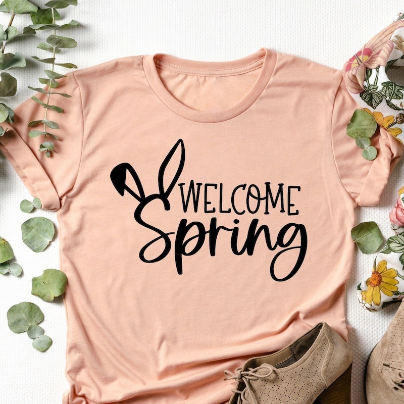 Hello Spring Shirt - Etsy