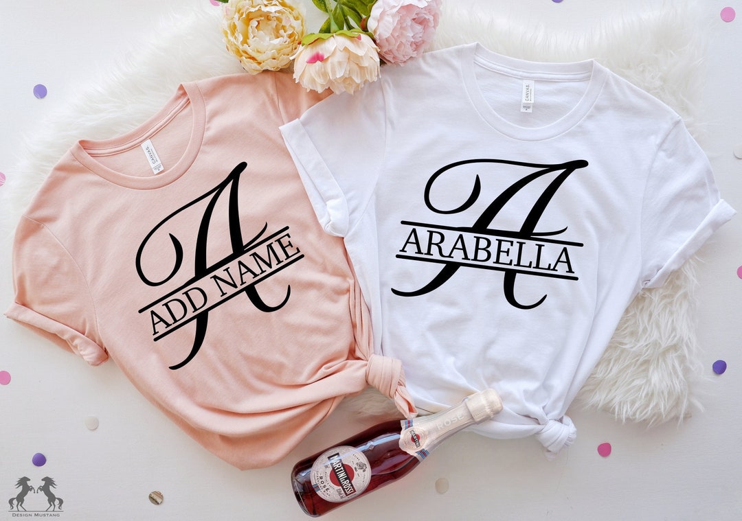 Personalized Name Shirt, Custom Names Shirt, Kid Names Shirt, Party ...