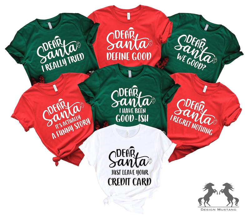 Dear Santa Shirts Family Christmas Shirts Dear Santa - Etsy