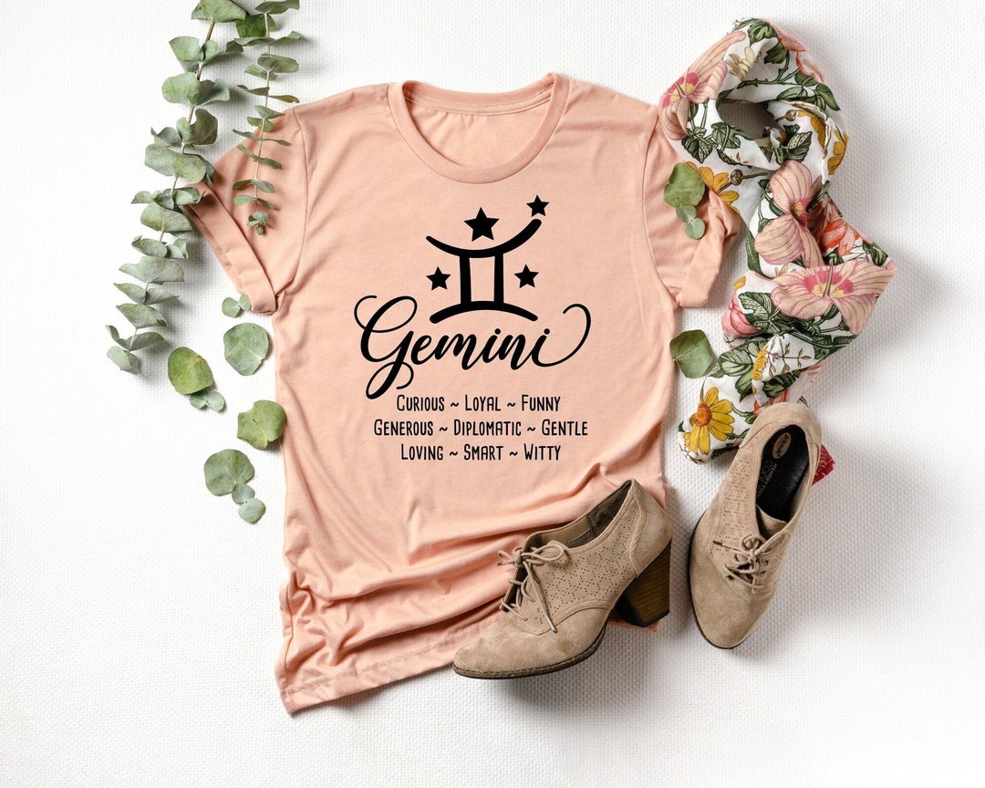 Gemini Zodiac Shirt, Gemini Gift, Gemini Horoscope Shirt, Gemini ...