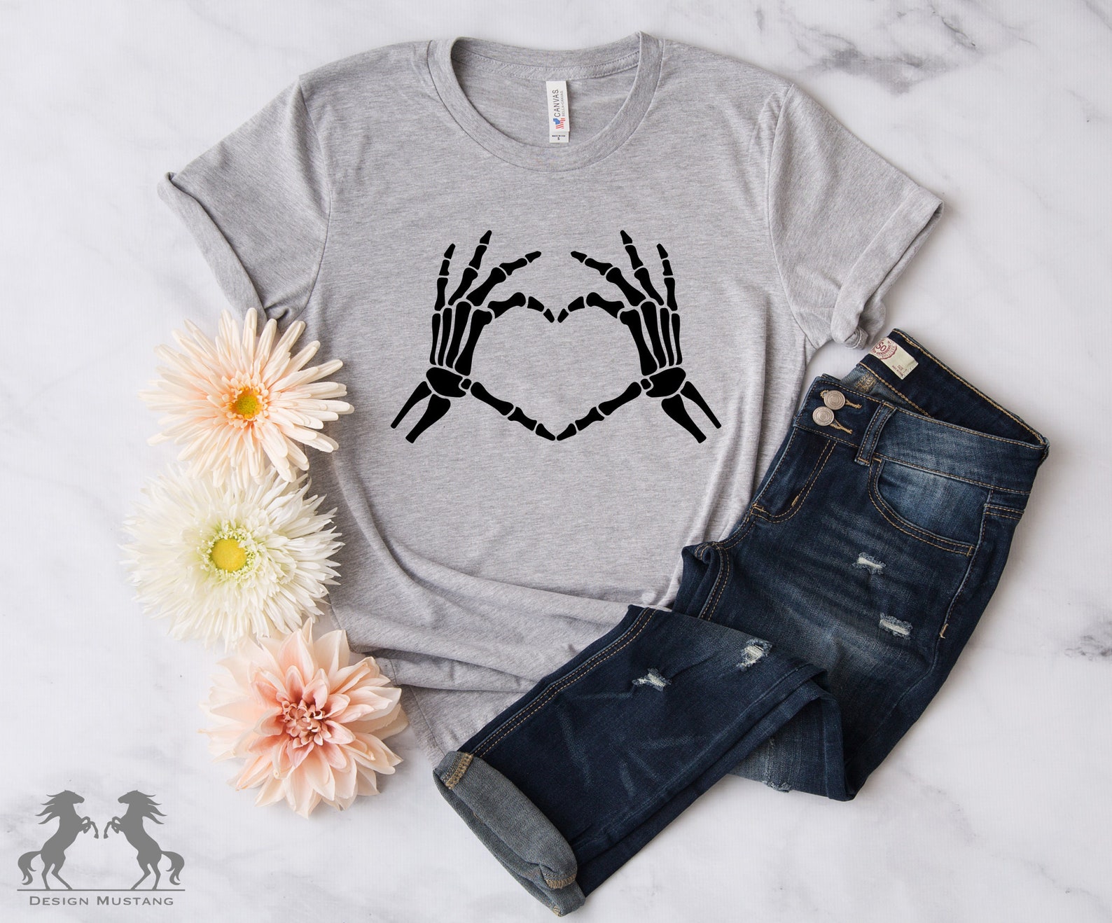 Skeleton Hands Heart Shirt, Skeleton Hand Shirt, Skeleton Heart Hands ...
