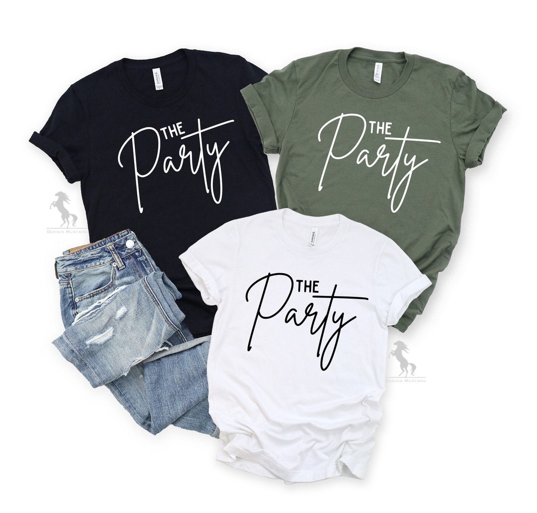 The Party Shirt, Wedding Shirt, Bridal Shirt, Bridal Party Tee, Wedding ...