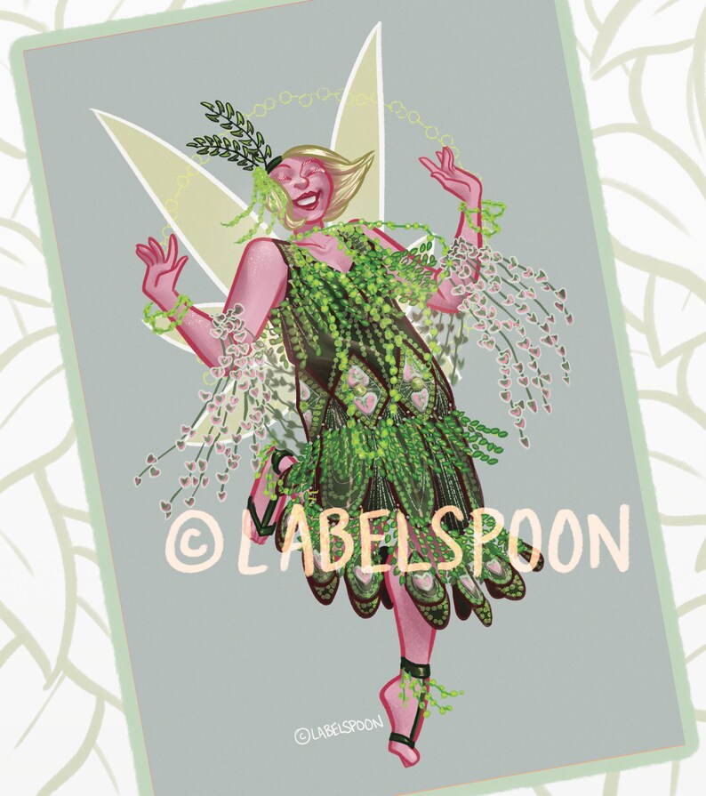 String of Flapper Fairy String of Plants Houseplant | Etsy