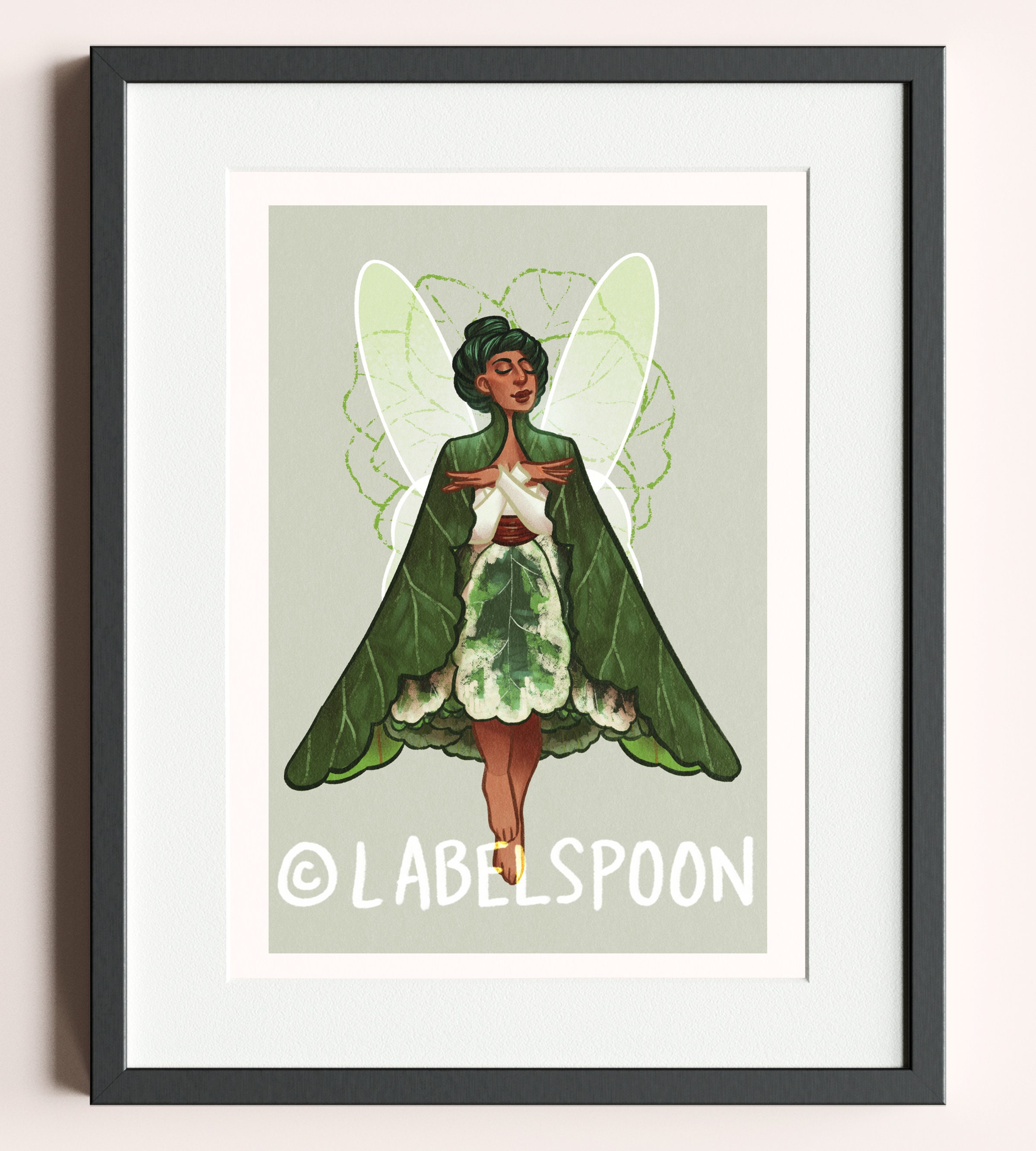 Fiddle Leaf Fig Fairy Ficus Lyrata Houseplant Fairy Art - Etsy Australia