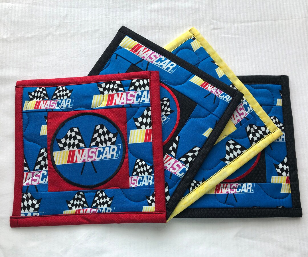 NASCAR Racing Hot Pads Set - Etsy