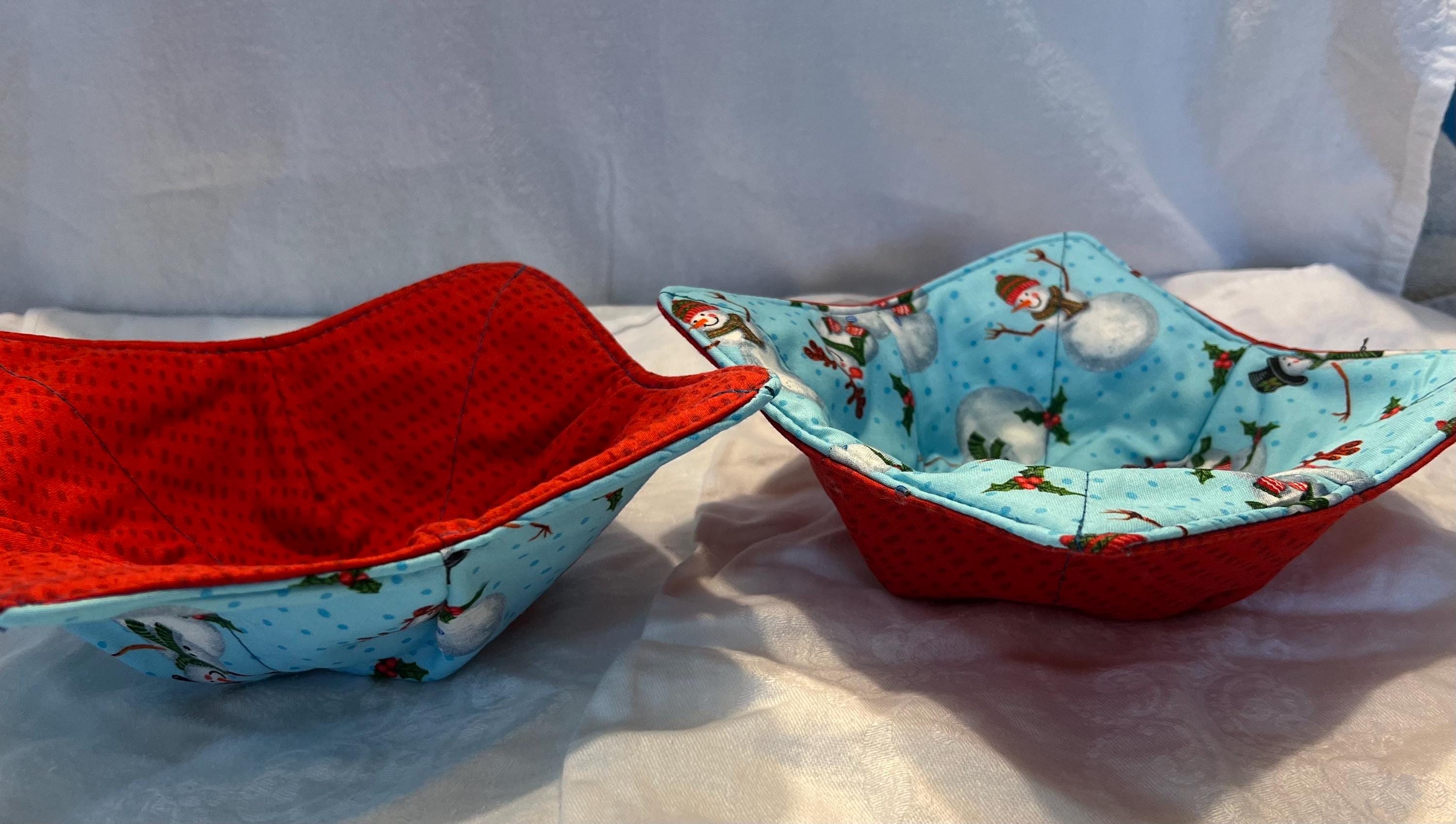 Fabric Bowl Cozy for Microwave Part 6 - Etsy