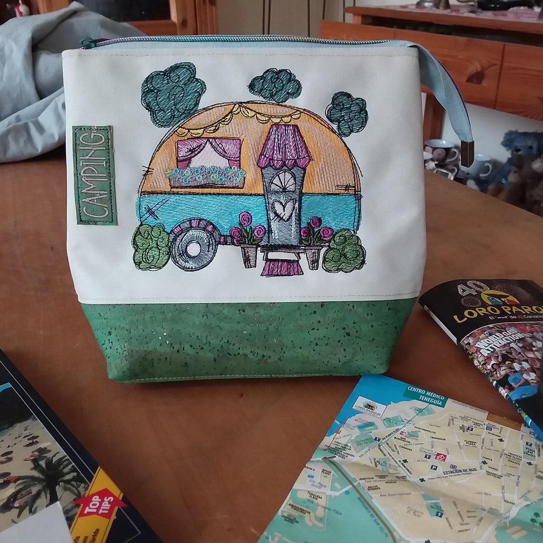 Embroidery Stickdatei Camper Campingwagen Campingcar Design, Camping ...