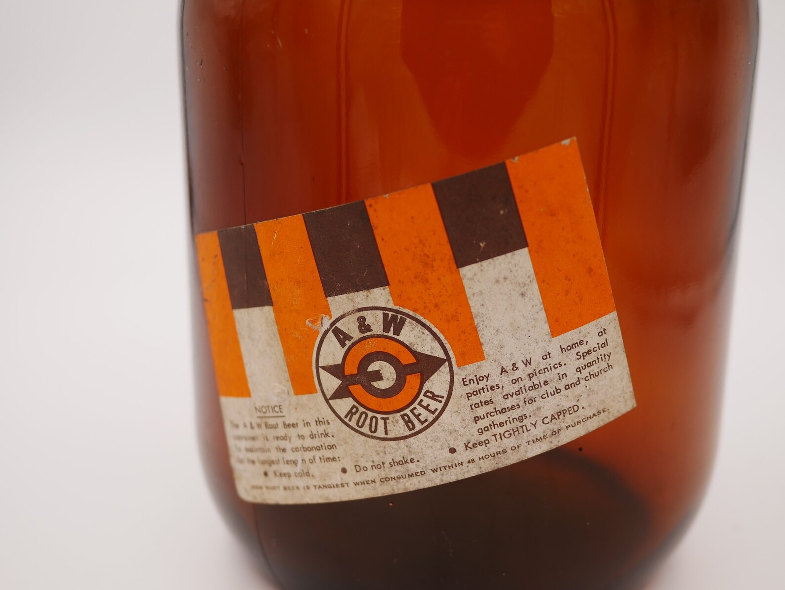 Very Rare Canadian Made Vintage Antique A & W Root Beer Bottle | Etsy