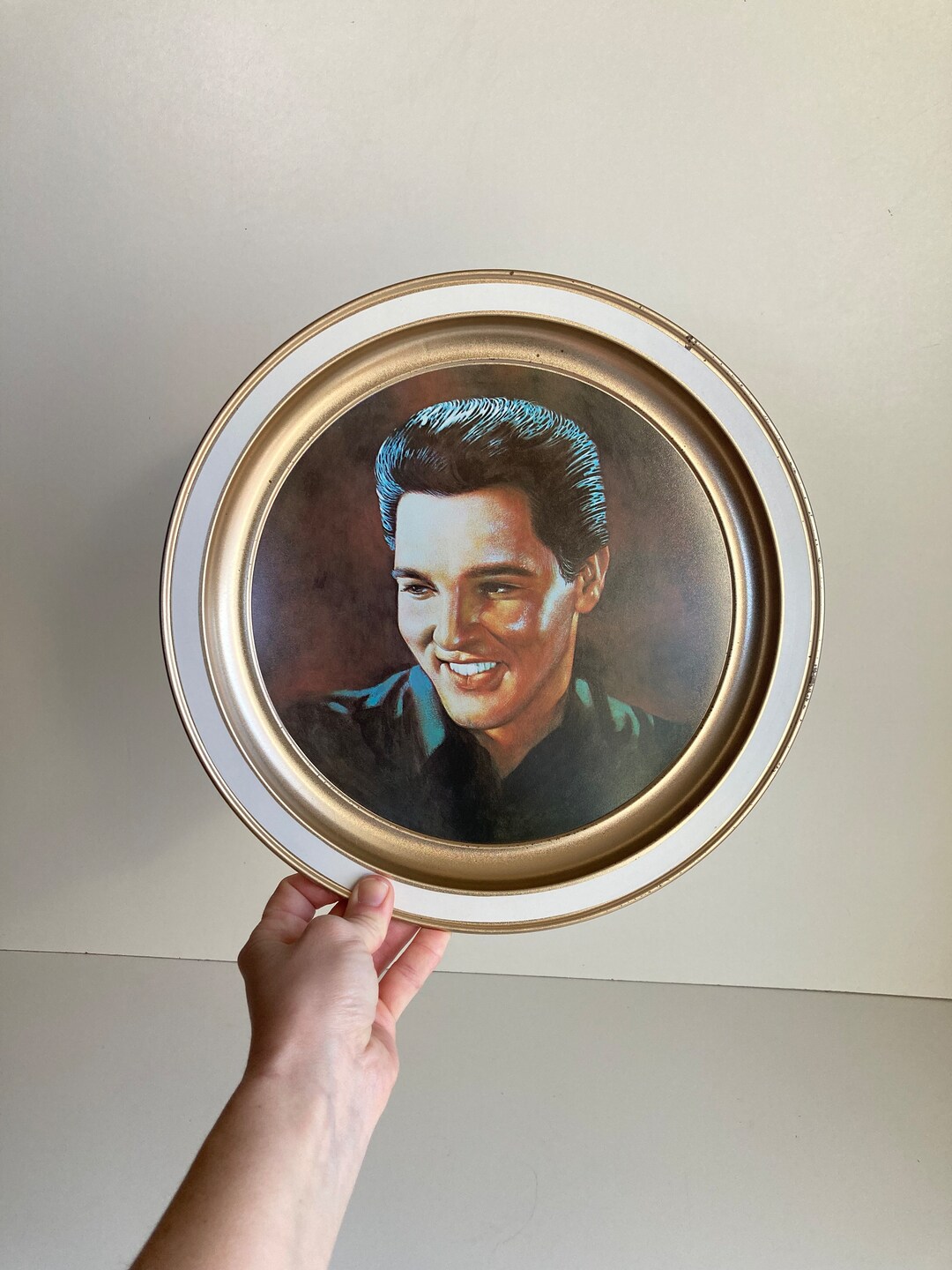Vintage Elvis Hanging Plaque, Elvis Wall Plate 1970's - Etsy