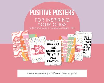 Growth Mindset Classroom Posters - Etsy