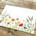 Blank Floral Notelets 4 or 8 Pack of Watercolour Wild Flowers or Meadow ...