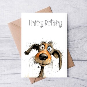 Birthday Card Pack Funny Dog Illustrations Varied Designs Multipack of ...