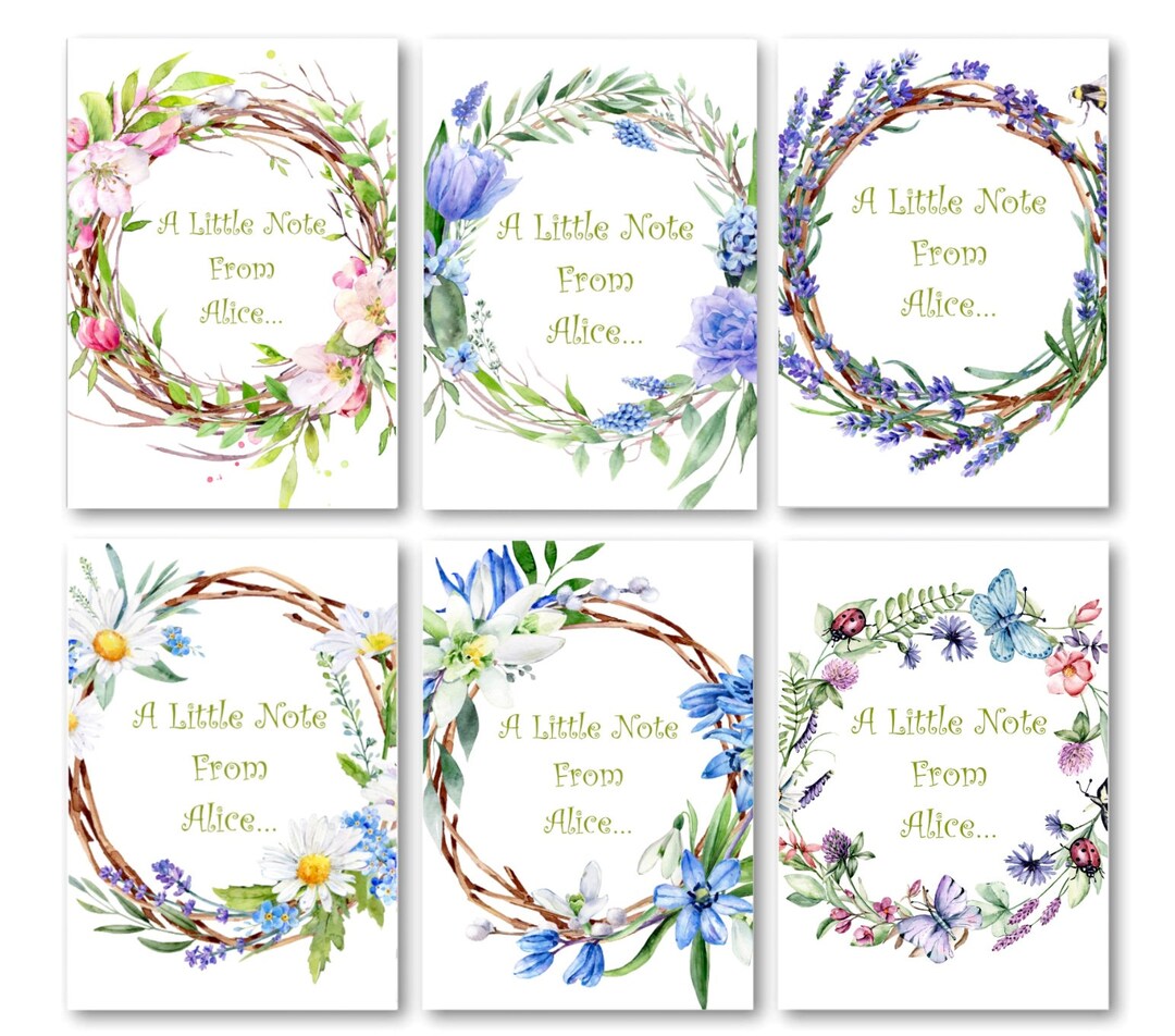 Personalised Notelet Pack Hand Made Notelets and Envelopes Summer ...