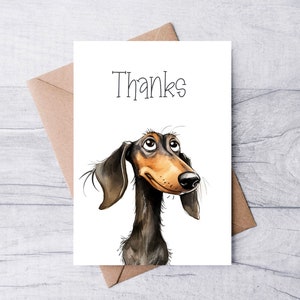 Thank You Cards Pack Funny Dog Illustrations Varied Designs Multipack ...