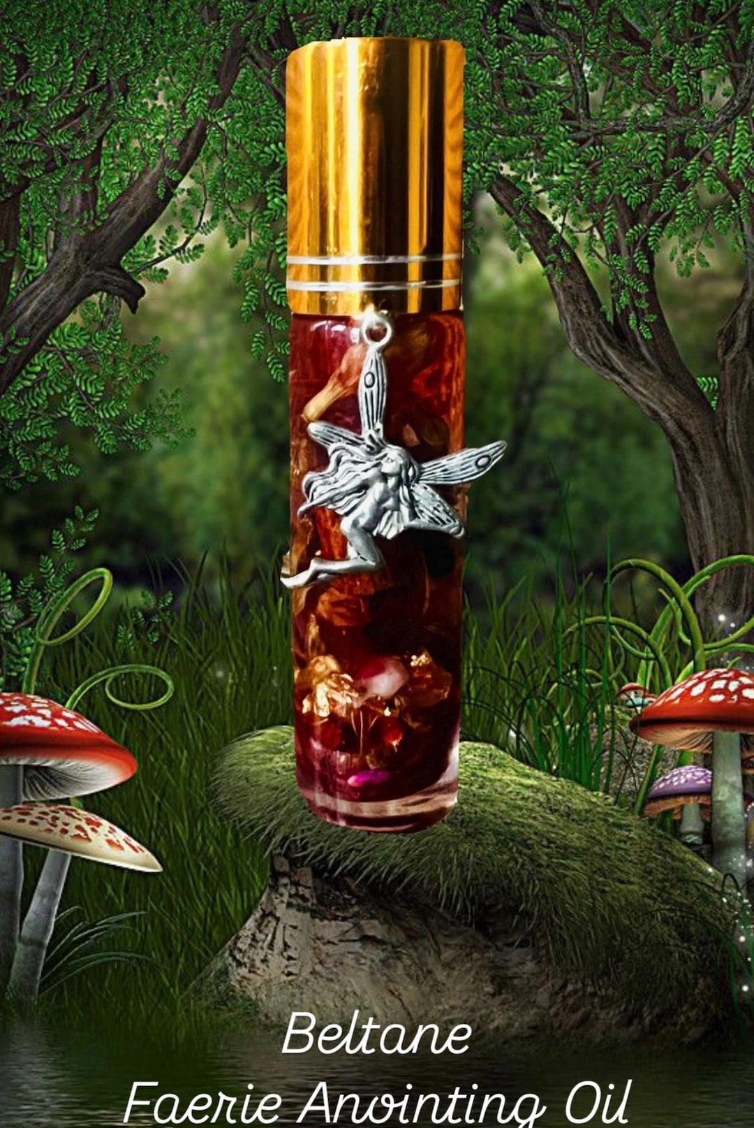 Litha Faerie Anointing Oil: Pagan Summer Solstice Fairy Witch Wicca Sabbat Anxiety Skin Youthful ...