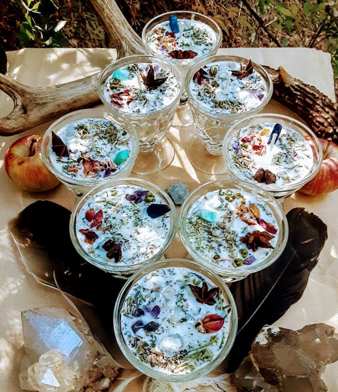 Samhain Ancestor Candles: Dia De Los Muertos Beloved Dead Ritual Druid ...