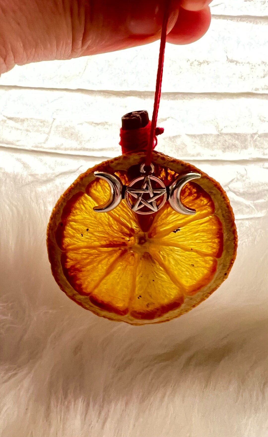 Yule Tree Pomander Ornament: Pagan Holiday Decoration Pentacle - Etsy