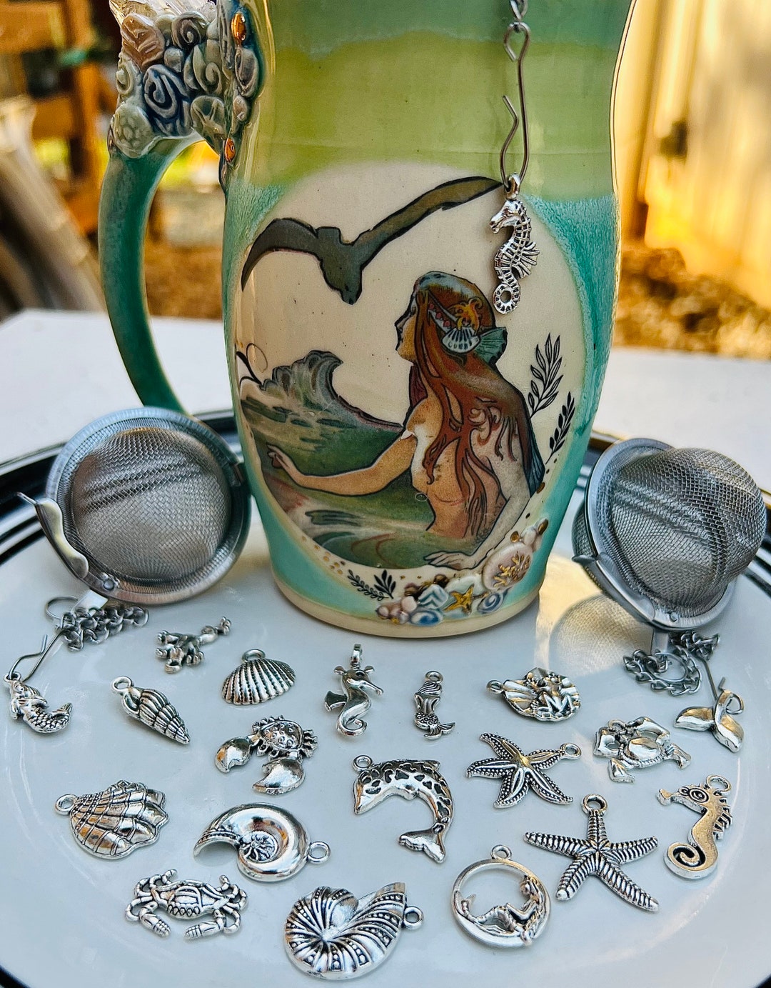 Sea Creature Tea Balls: Loose Leaf Herbal Herbs Steeper Strainer ...