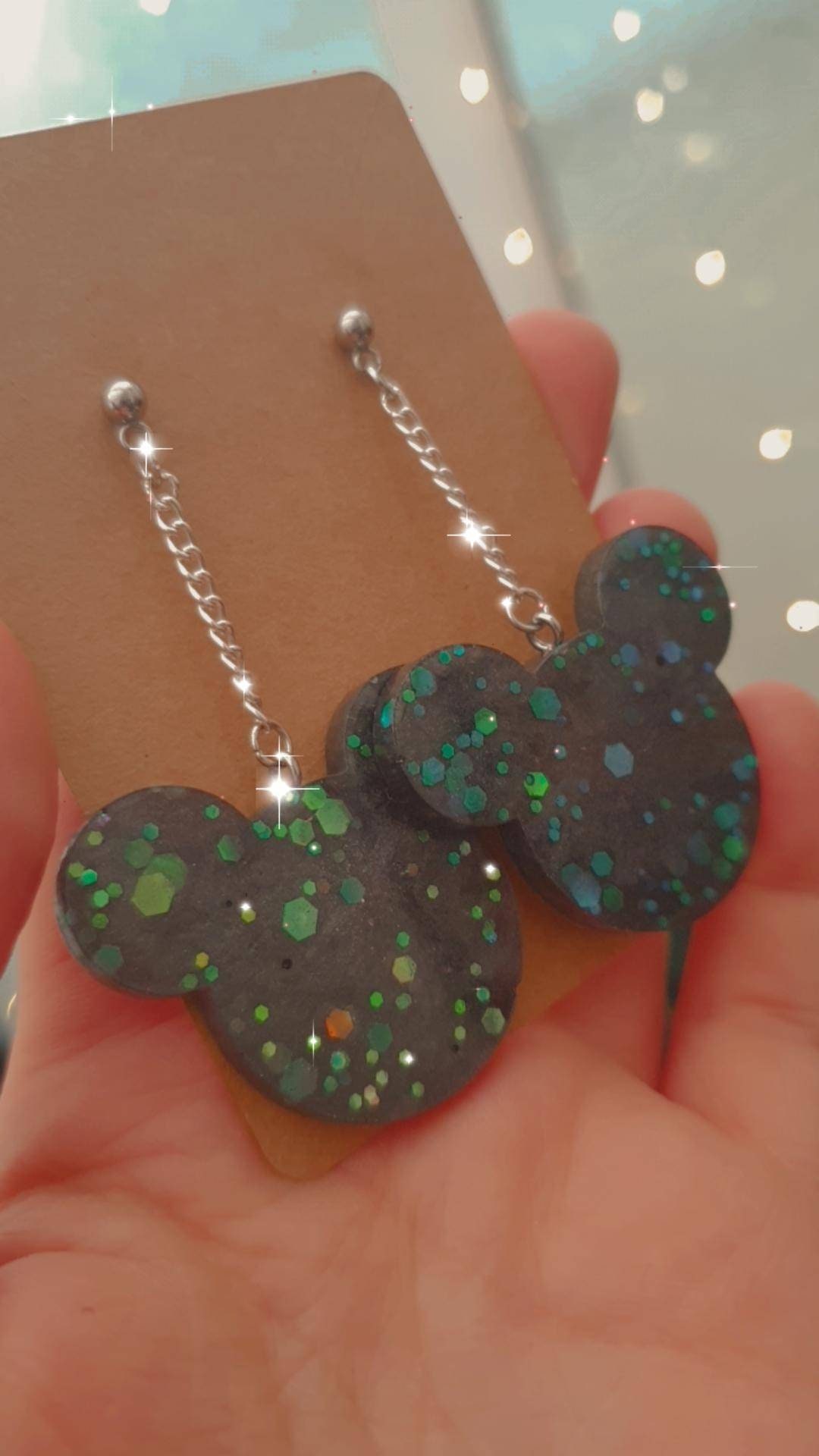 Epoxy Resin Mickey Mouse Charm | Etsy