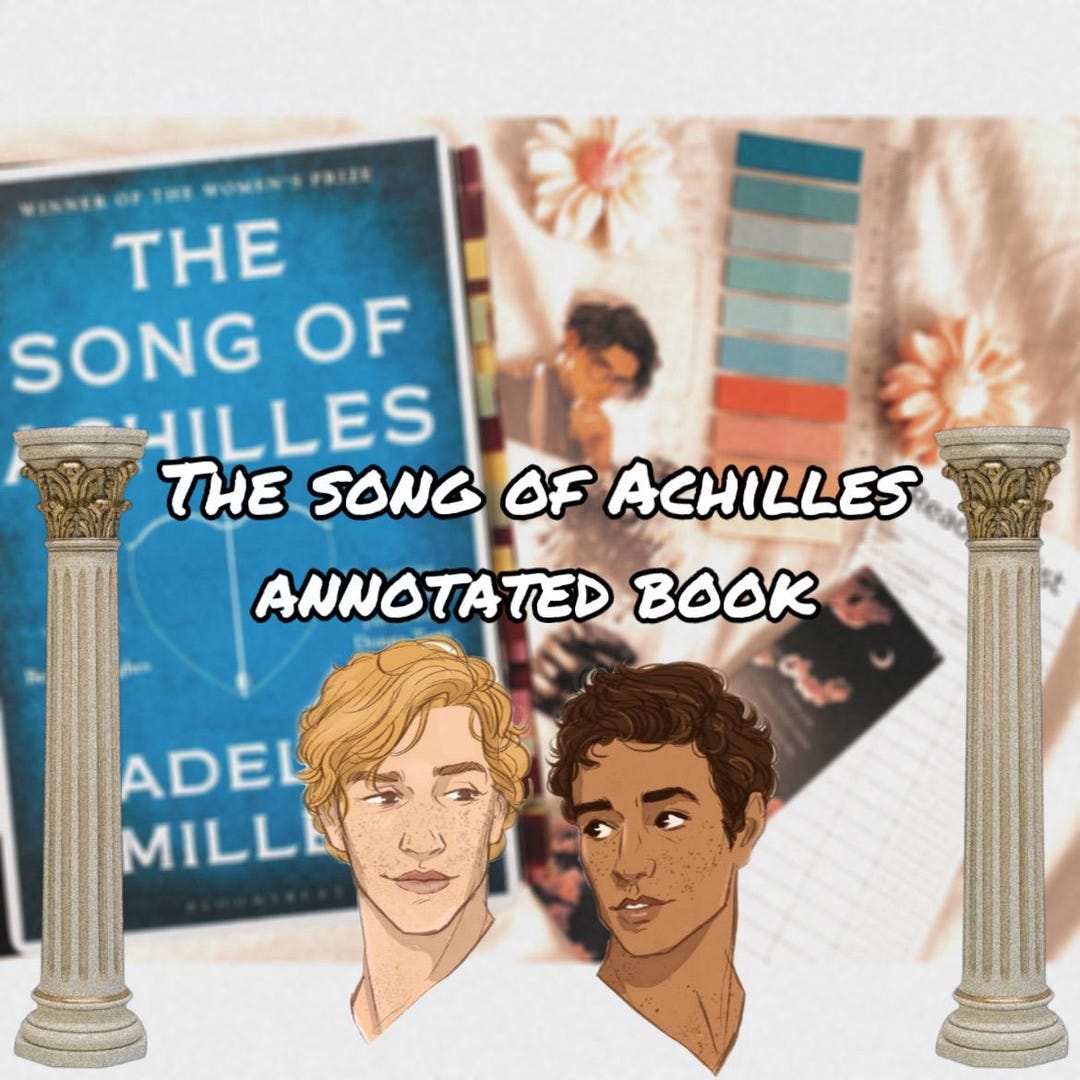 A Song of Achilles Annotated Book|annotated Literature,fiction,romantic ...
